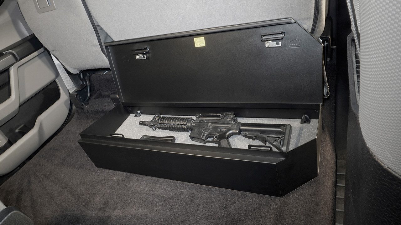 344-01 Lockbox | Underseat Full | Ford F-Series Super Crew 60% Bench | 2015-2025 - Tuffy ...